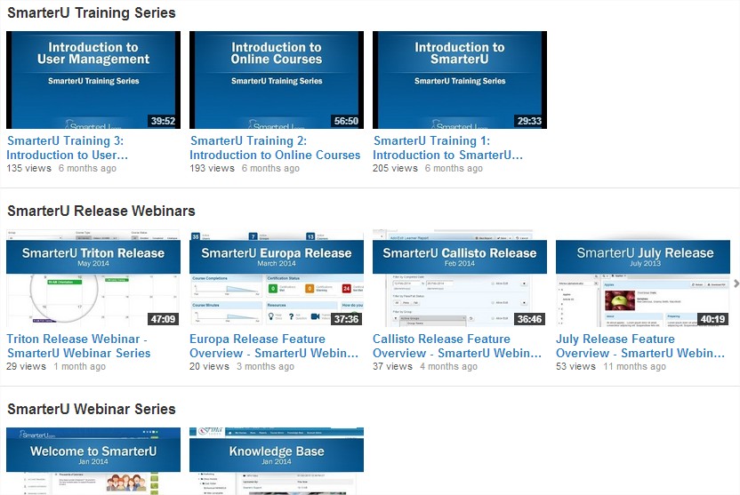 LMS Training Options - SmarterU Learning Management System